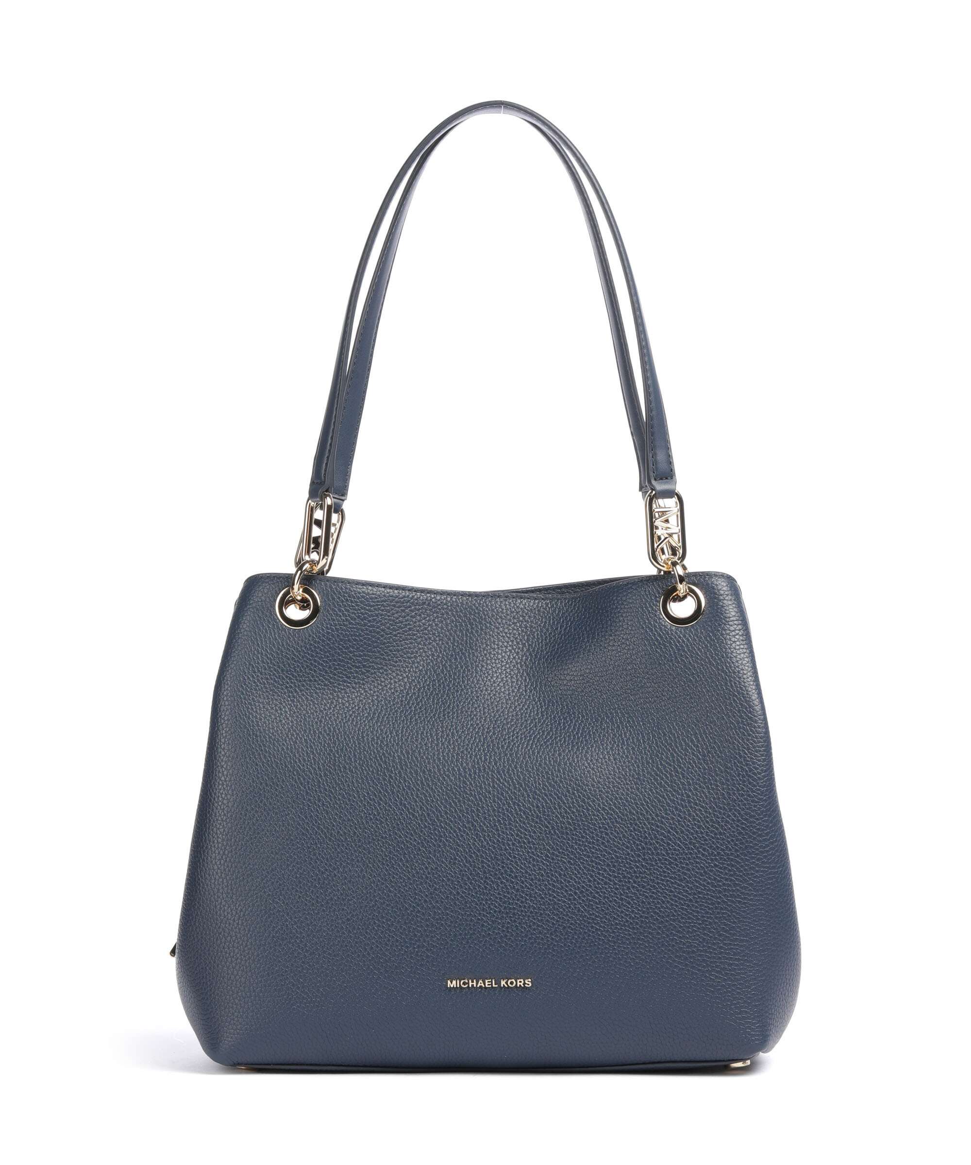 Michael Kors Kensington Large Hobo bag grained cow leather navy ...