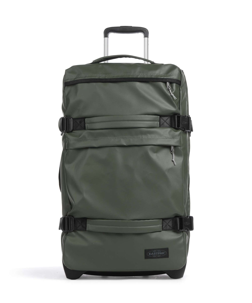 Eastpak Transit'R Plus Tarp M Travel bag with wheels forest 67 cm ...