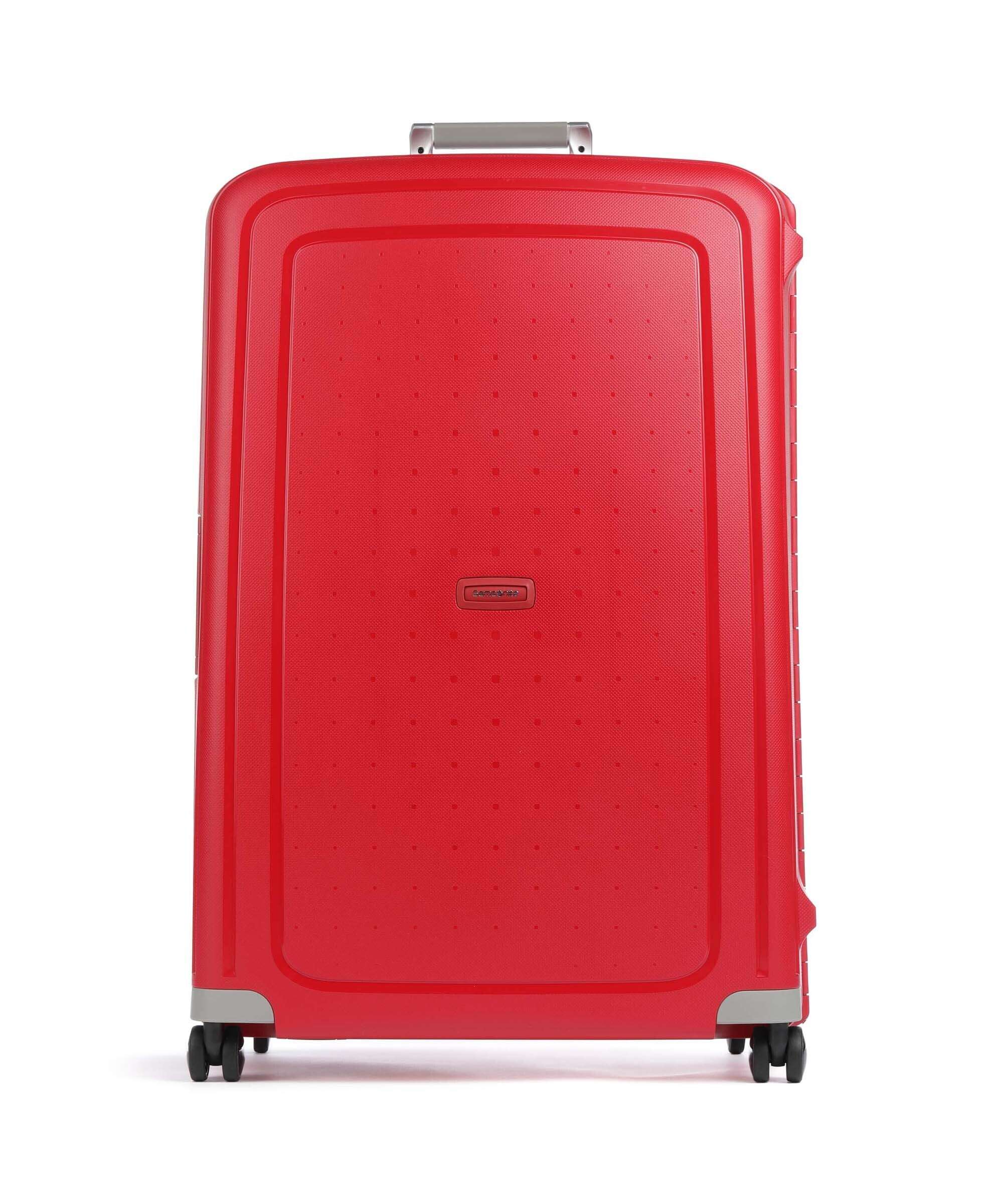 Samsonite S'Cure Spinner (4 wheels) cimson red 81 cm - 59244-1235 – WARDOW