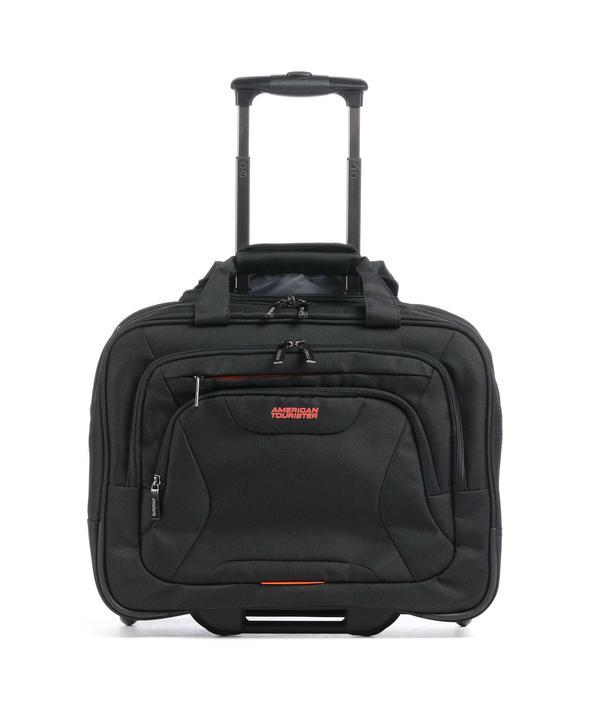 American Tourister At Work Rolling briefcase black/orange 44 cm - 88533 ...