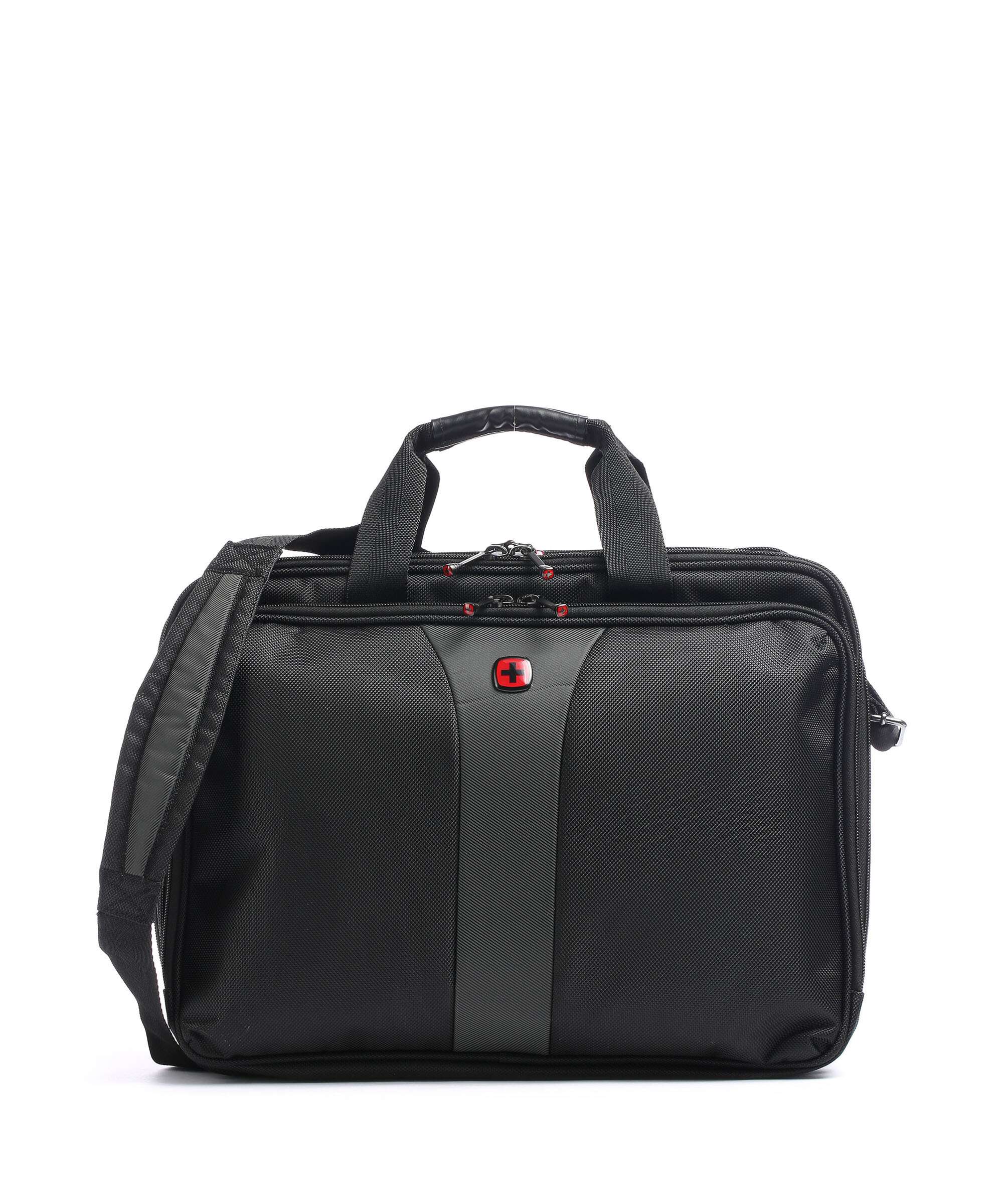 Wenger Legacy Briefcase 17″ polyester black/gray - 600655-WENG – WARDOW