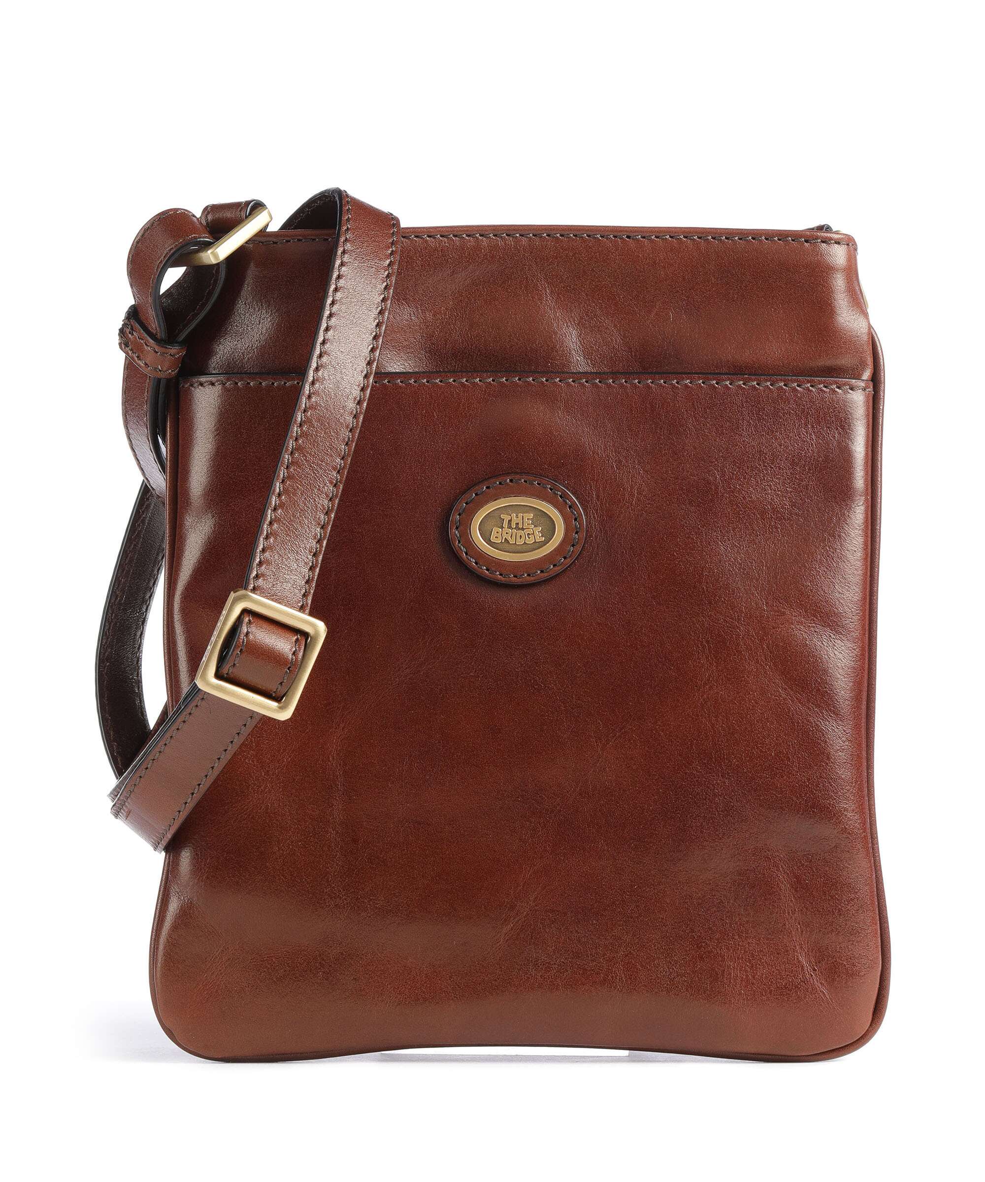 The Bridge Story Uomo Crossbody bag smooth cow leather marrone ...