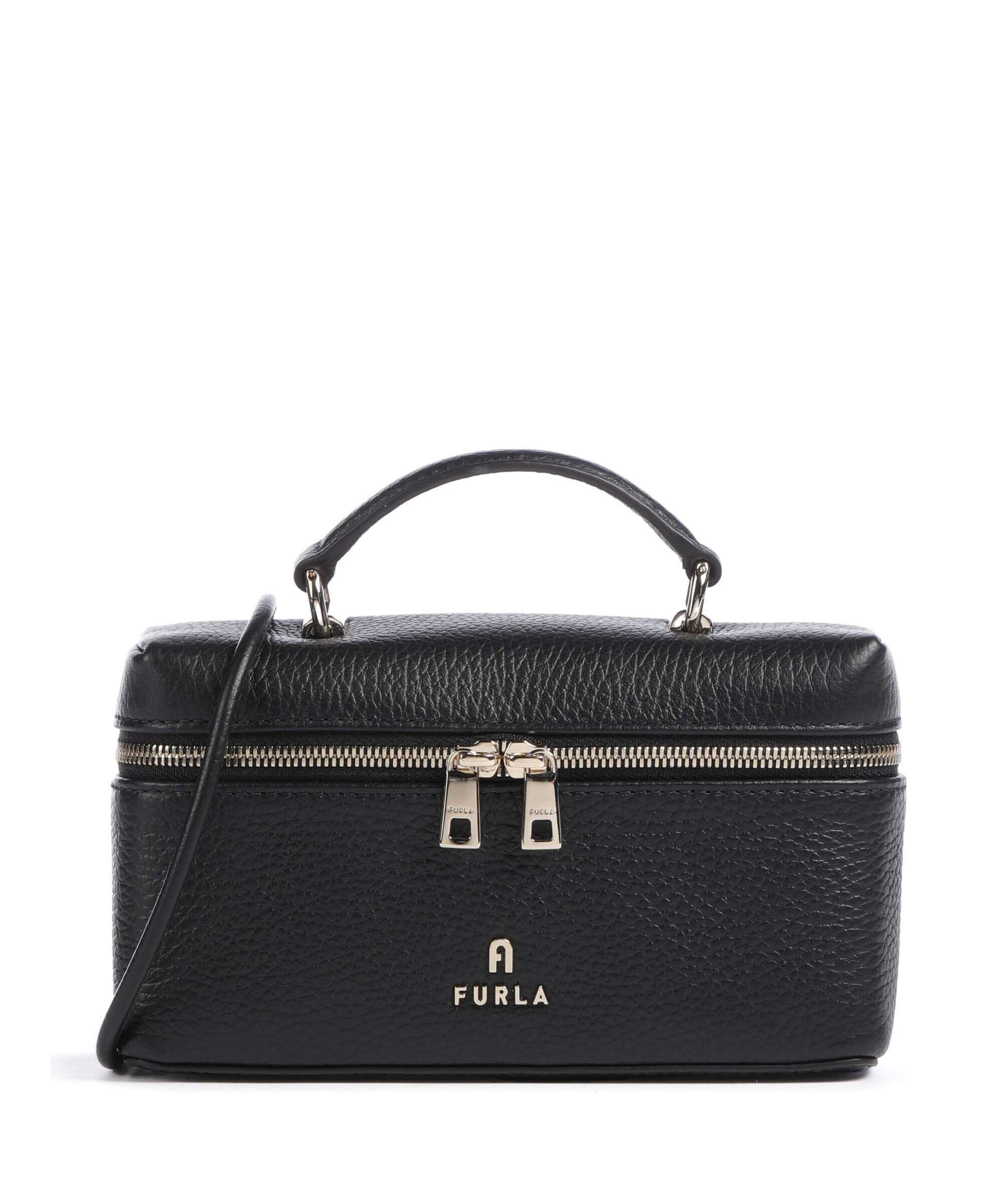 Furla Camelia Micro Crossbody bag grained leather nero - WE00625-HSF000 ...