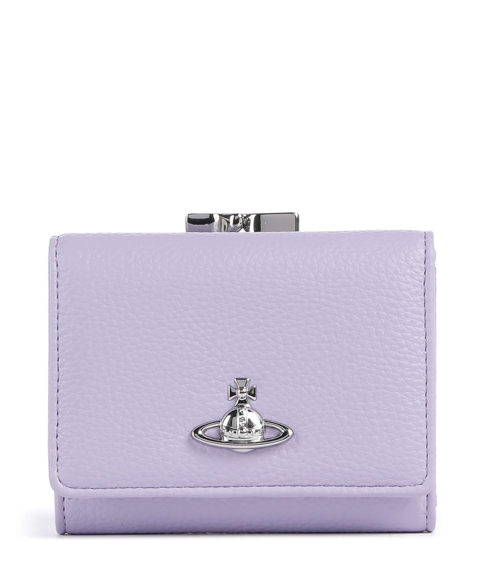 Vivienne Westwood Frame Grain Small Wallet imitation leather lilac ...