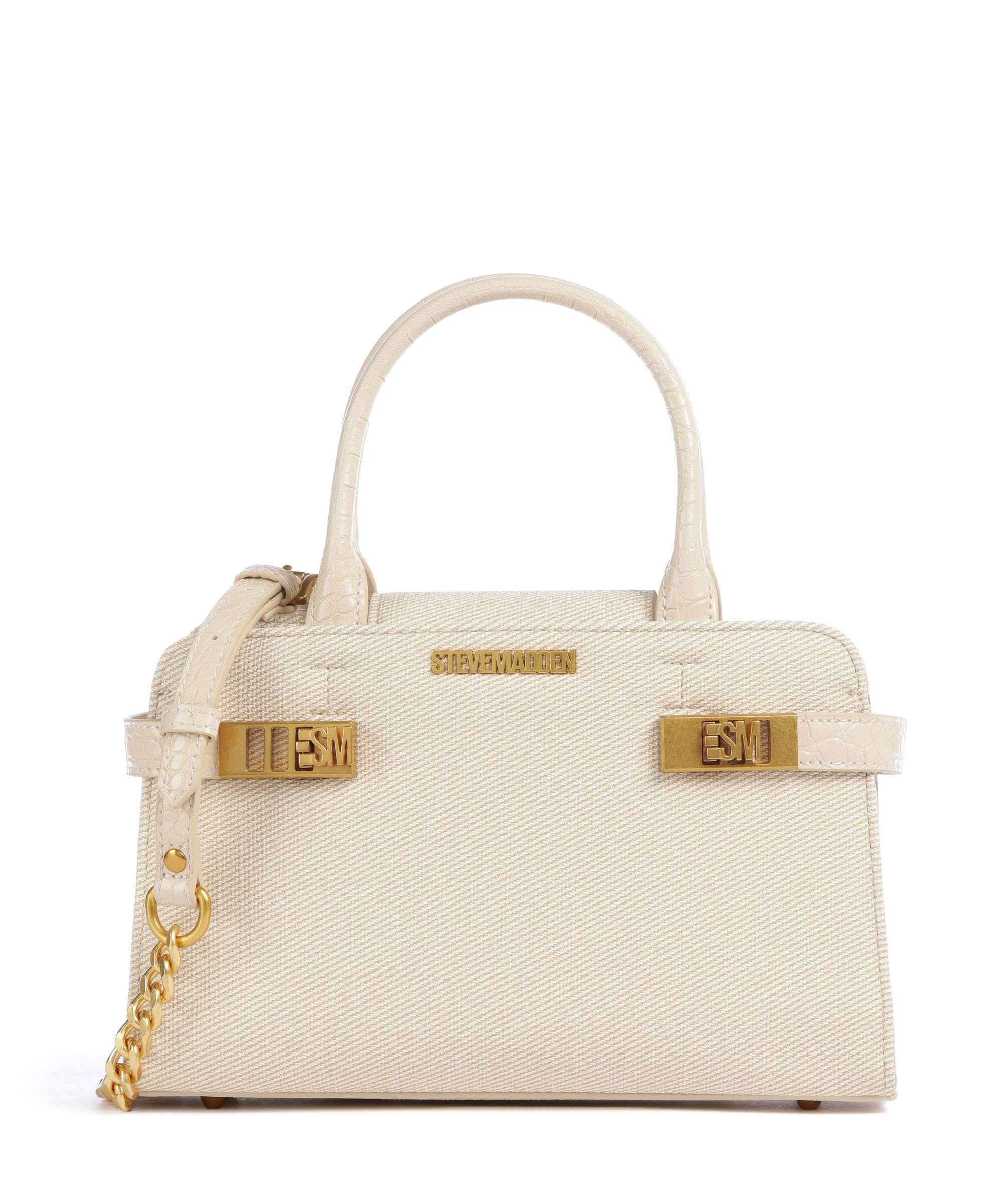 Steve Madden BLINDENY Handbag imitation leather bone/gold - SM13001646 ...
